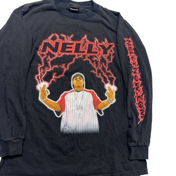 Delta | Shirts | Vintage Nelly 200s Y2k Long Sleeve Rap Tee Shirt ...
